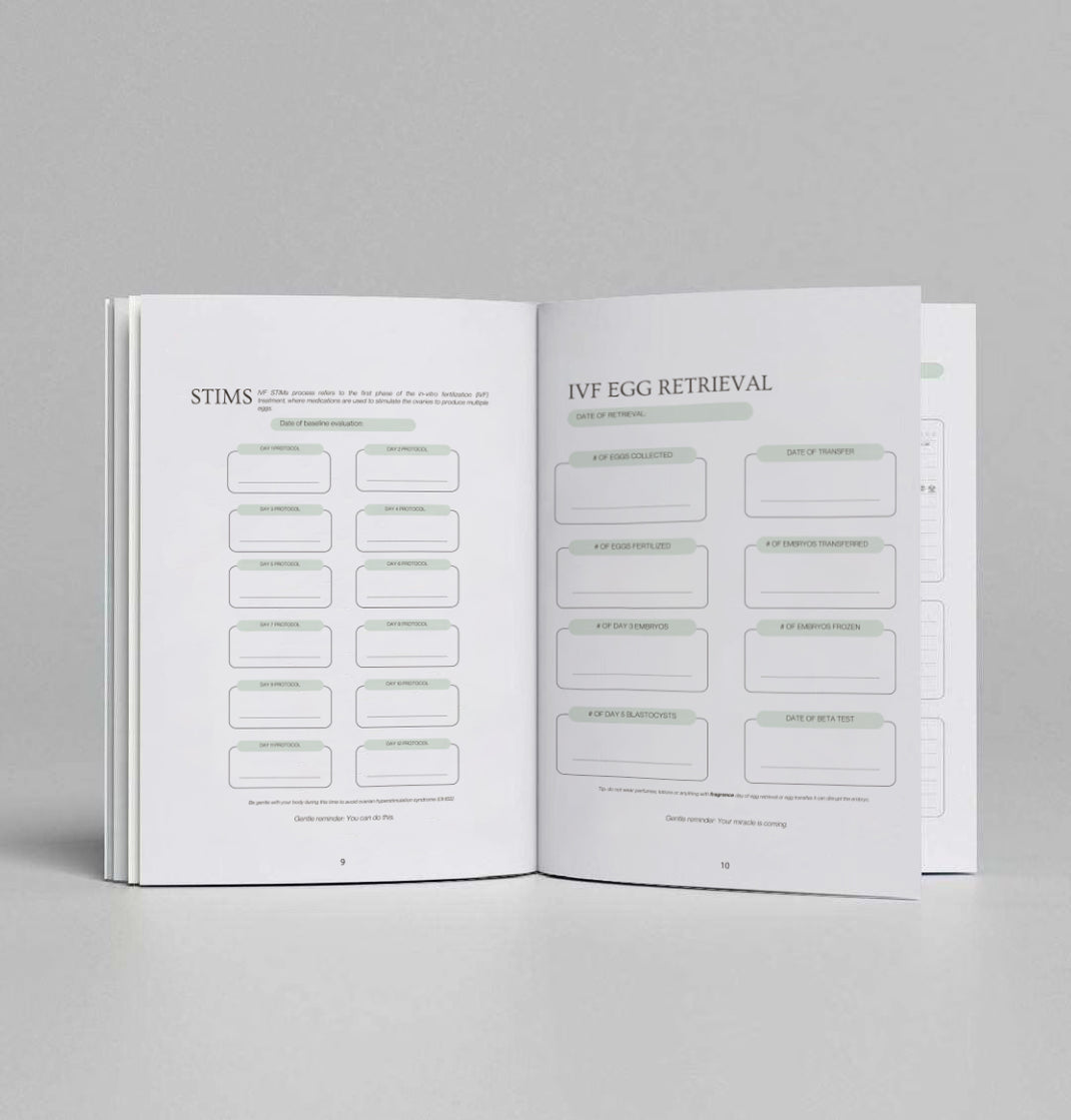 Modern Day Holistic's best seller the IVF Mindfulness Journal