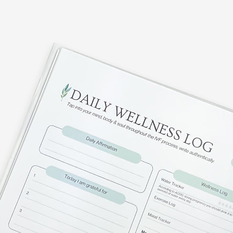 Modern Day Holistic's best seller the IVF Mindfulness Journal